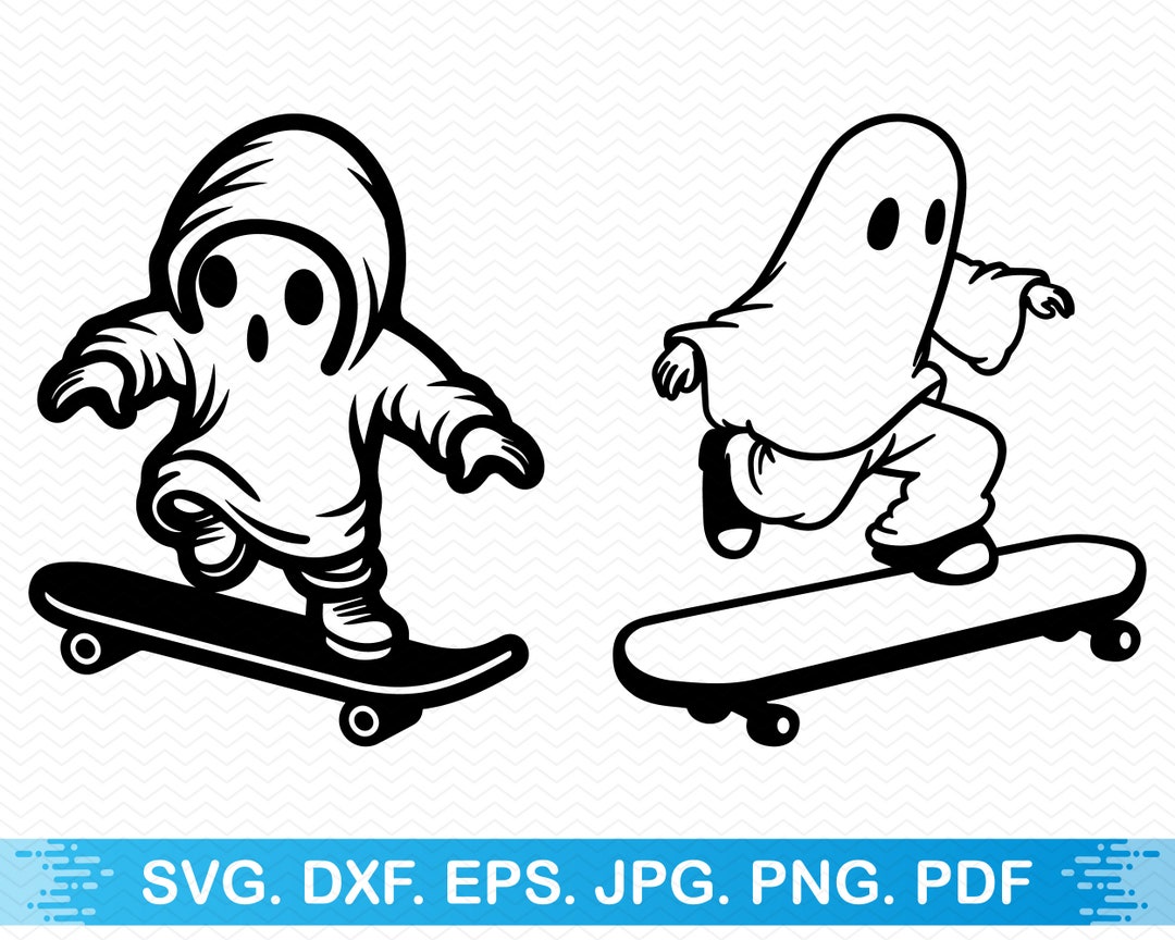Skateboarding Ghost Svg, Halloween Svg, Cute Ghost Svg, Ghost Clipart ... Skateboarding Ghost Svg, Halloween Svg, Cute Ghost Svg, Ghost Clipart ...
