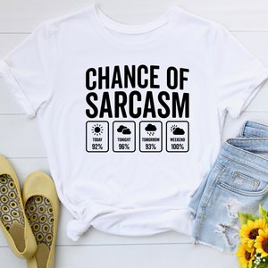 Chance of Sarcasm Weather Forecast Svg, Funny Svg Sarcasm Svg ...