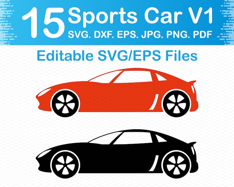 Sports Car Svg Race Car Svg Car Svg Files for Cricut Sports - Etsy
