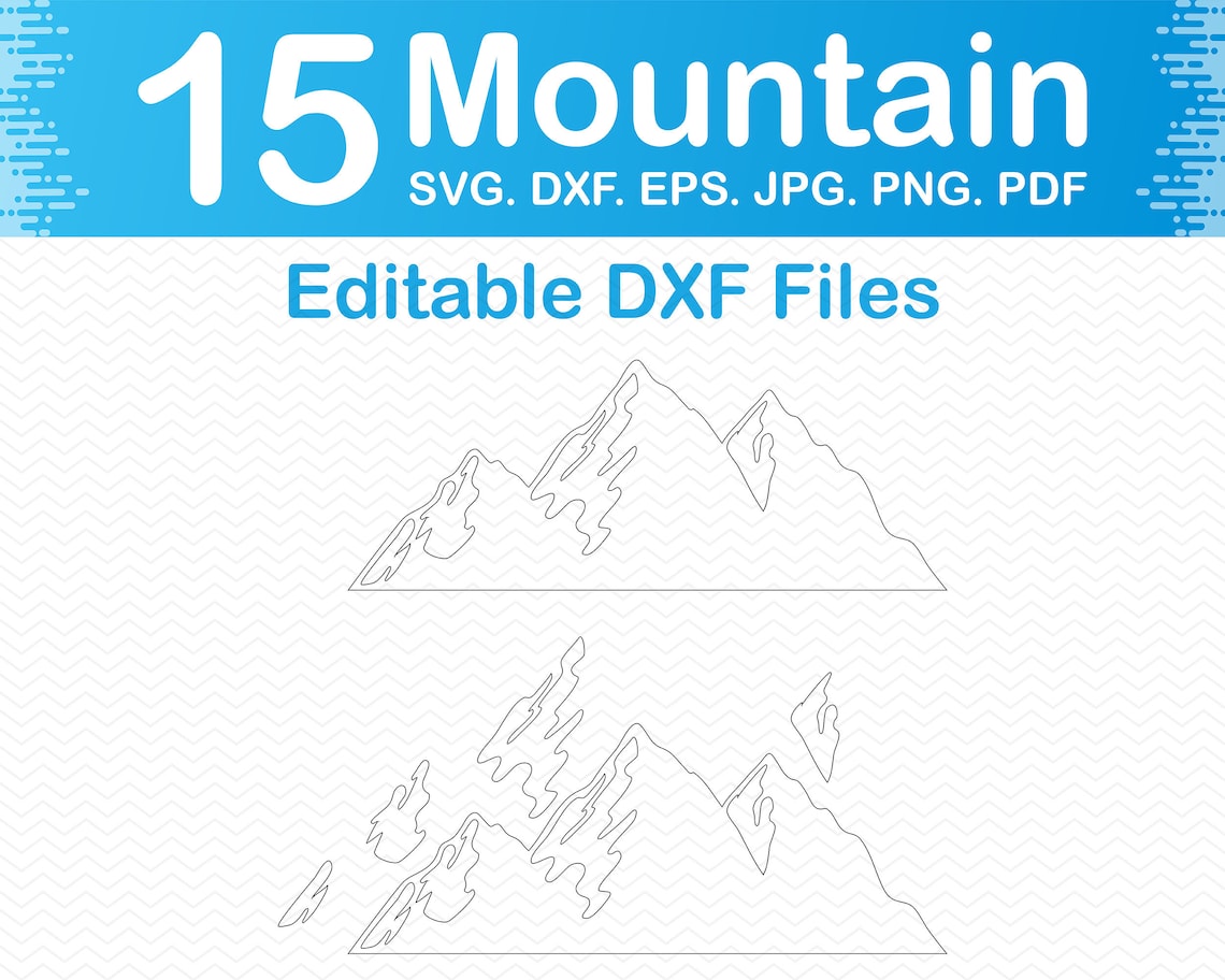 Mountain Svg Mountain Clipart Mountain Bundle Svg Mountain | Etsy