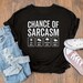 Chance of Sarcasm Weather Forecast Svg, Funny Svg Sarcasm Svg ...