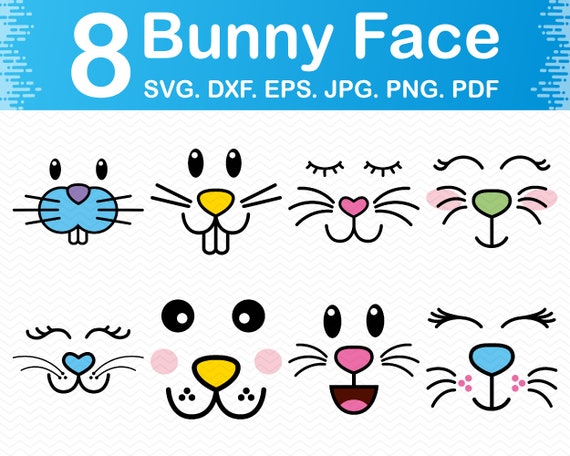 Bunny Svg Bunny Face Svg SVG Easter Bunny Svg Bunny Rabbit | Etsy
