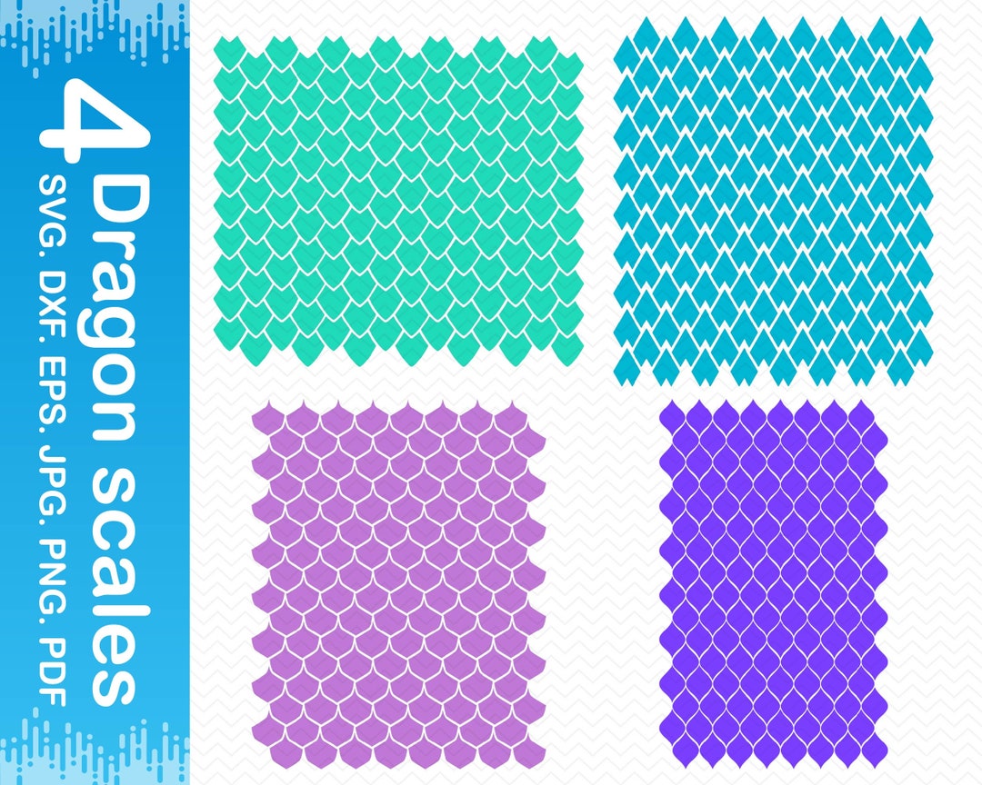 Dragon Scale Svg, Mermaid Scales Svg, Mermaid Scale Svg, Seamless ...