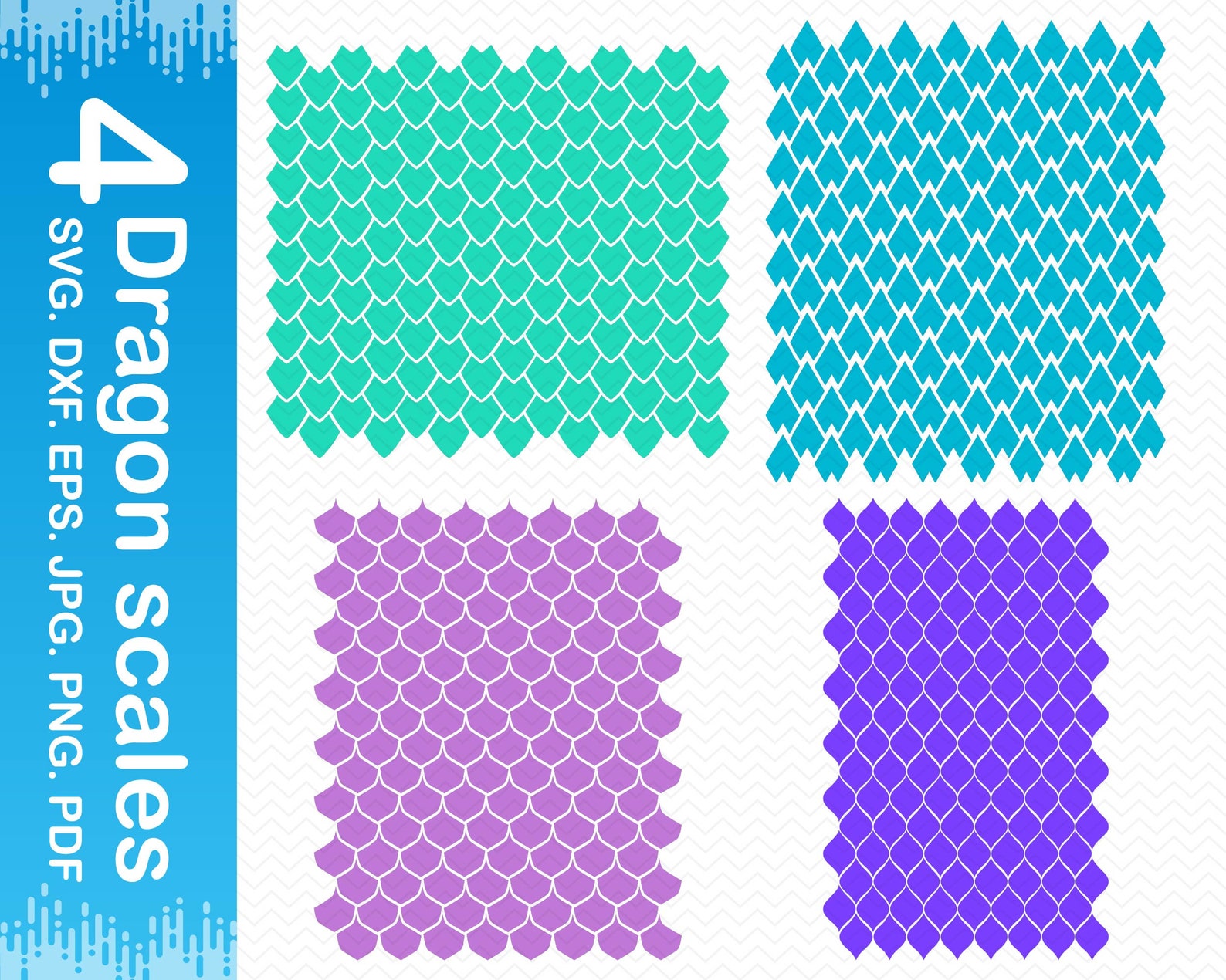 Dragon Scale Svg, Mermaid Scales Svg, Mermaid Scale Svg, Seamless ...
