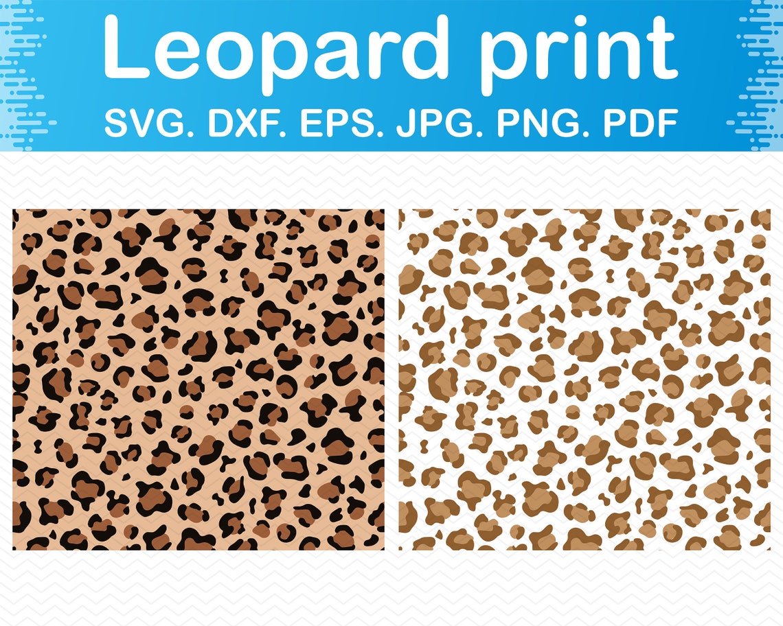 Leopard Print Svg Leopard Print Pattern Svg Cheetah Print | Etsy