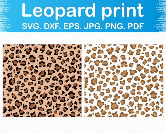 Leopard Print Svg Leopard Print Pattern Svg Cheetah Print | Etsy