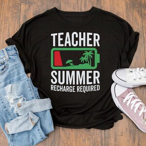 Teacher Summer Recharge Required Svg, Teacher Svg, Hello Summer Svg, Teacher Shirt Svg, Teacher ...