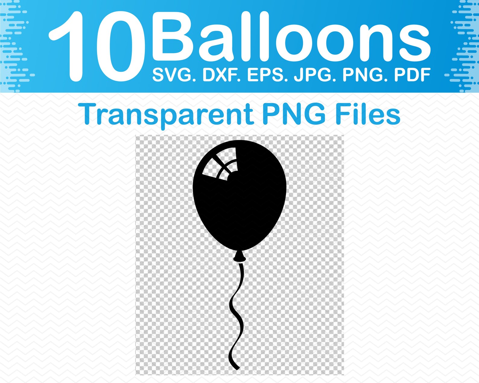 Balloon Svg Balloons Svg Birthday Balloon Svg Files for | Etsy
