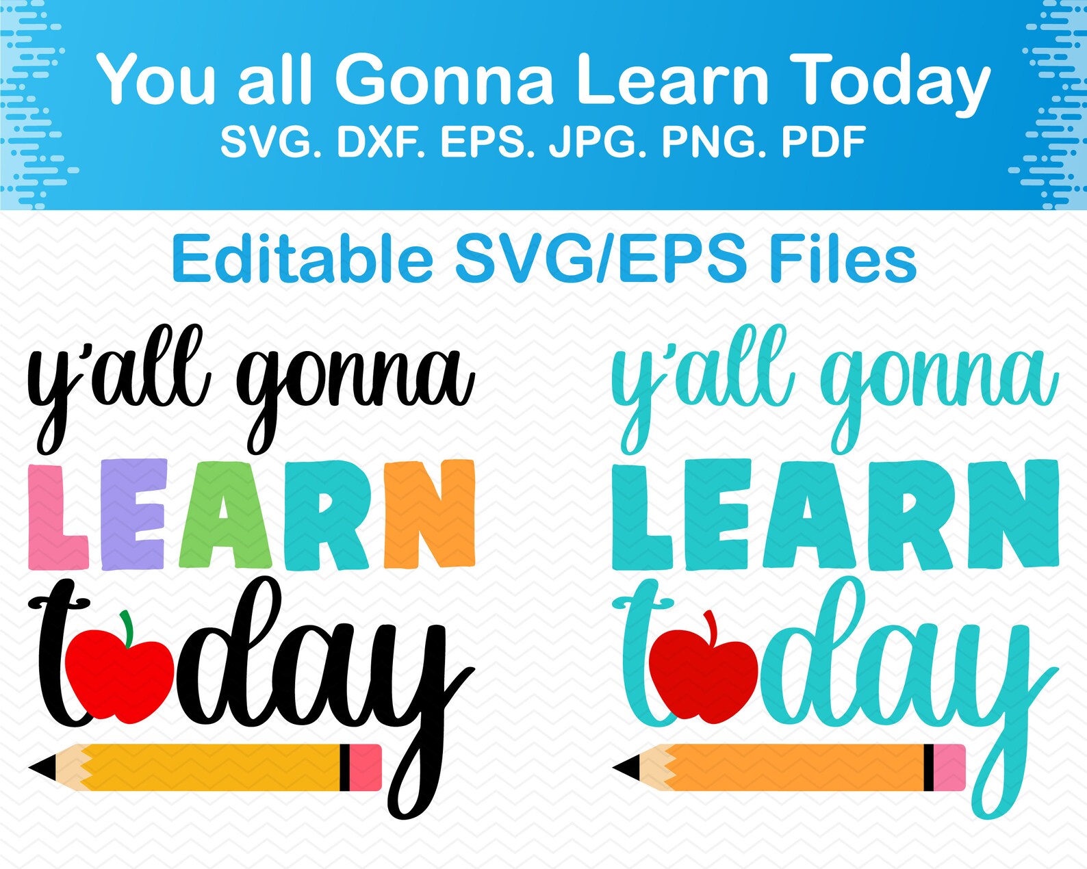 You All Gonna Learn Today Svg School Svg Teacher Svg | Etsy
