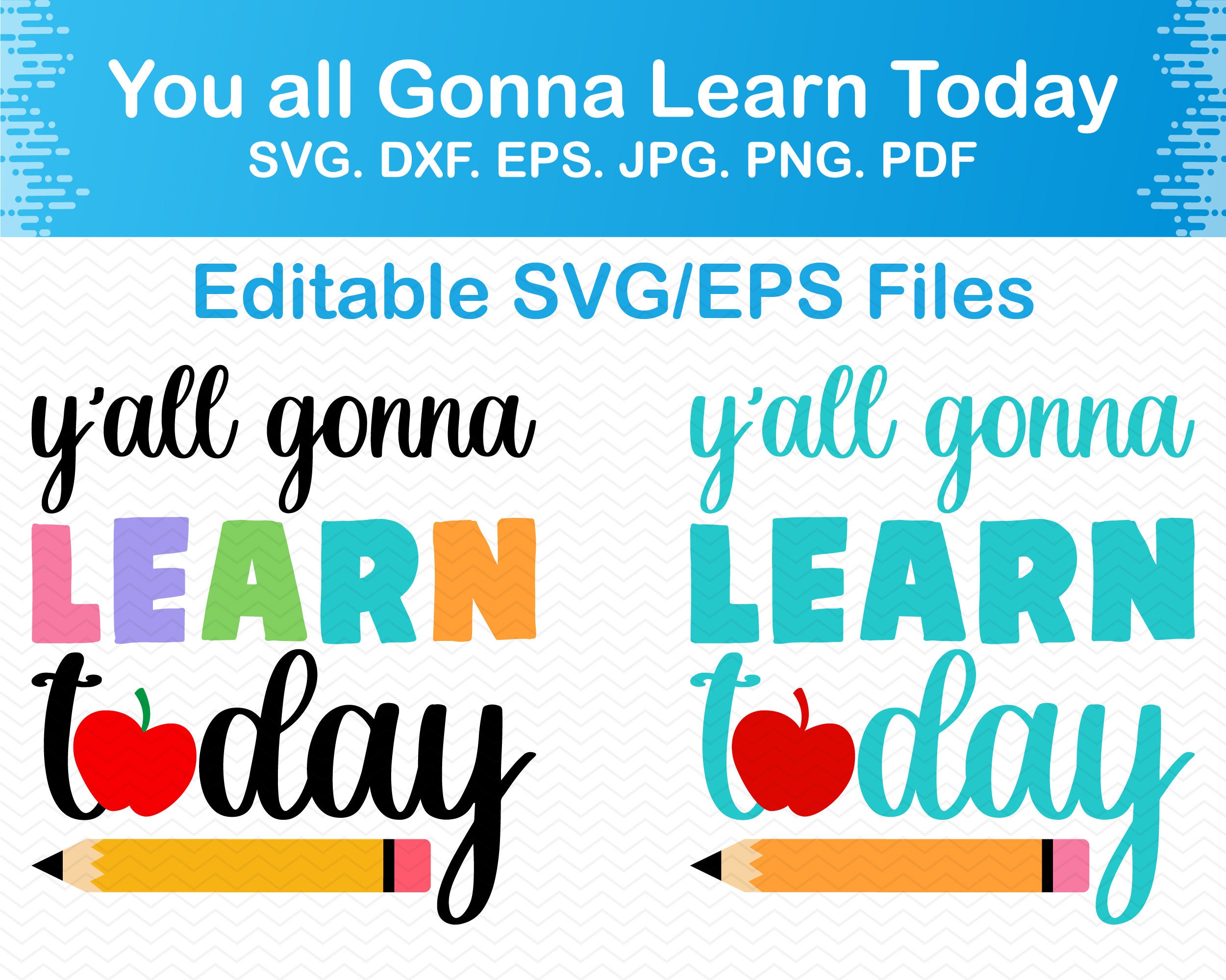 You All Gonna Learn Today Svg School Svg Teacher Svg | Etsy