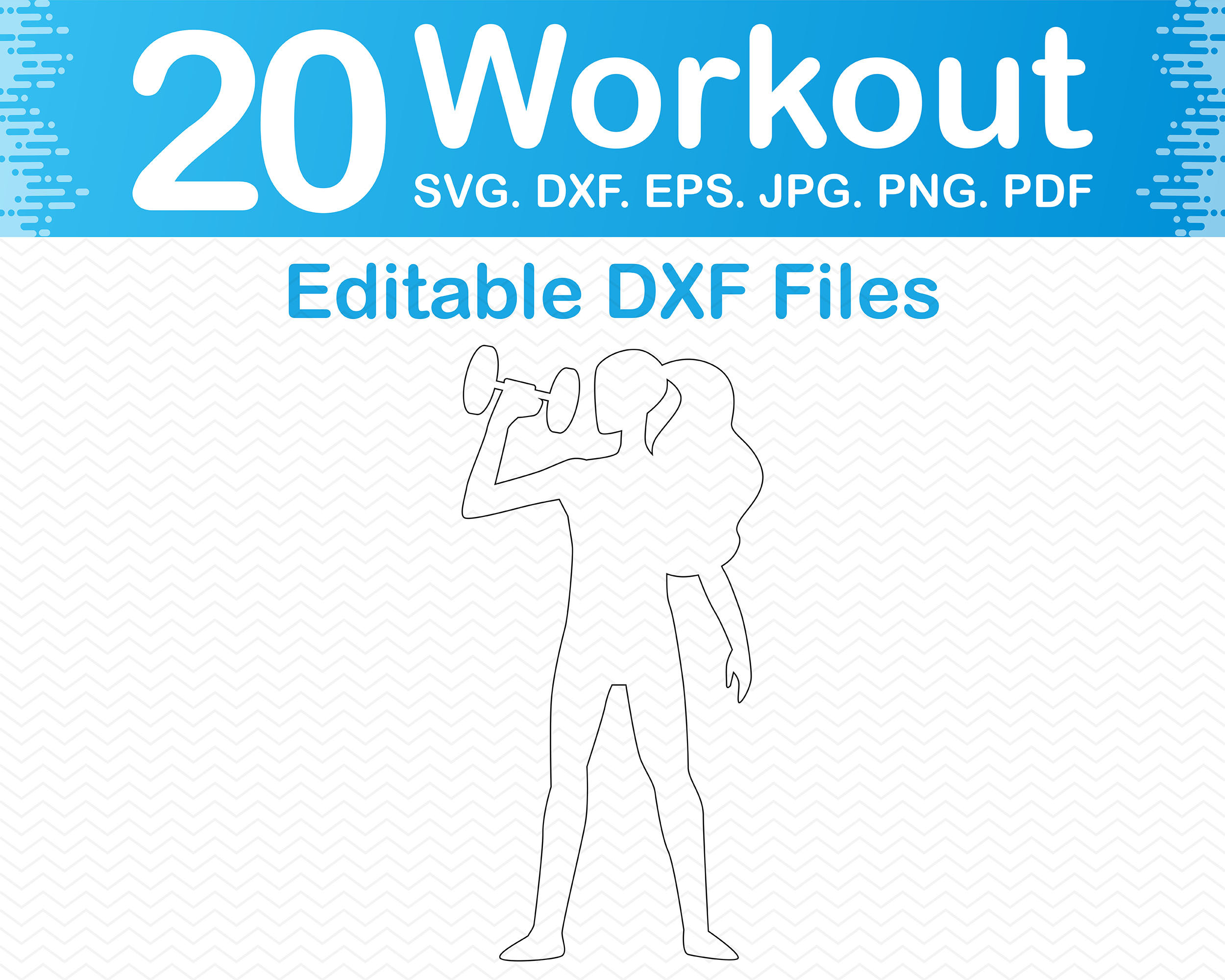 Workout Svg Gym Svg Fitness Svg Files for Cricut Silhouette | Etsy