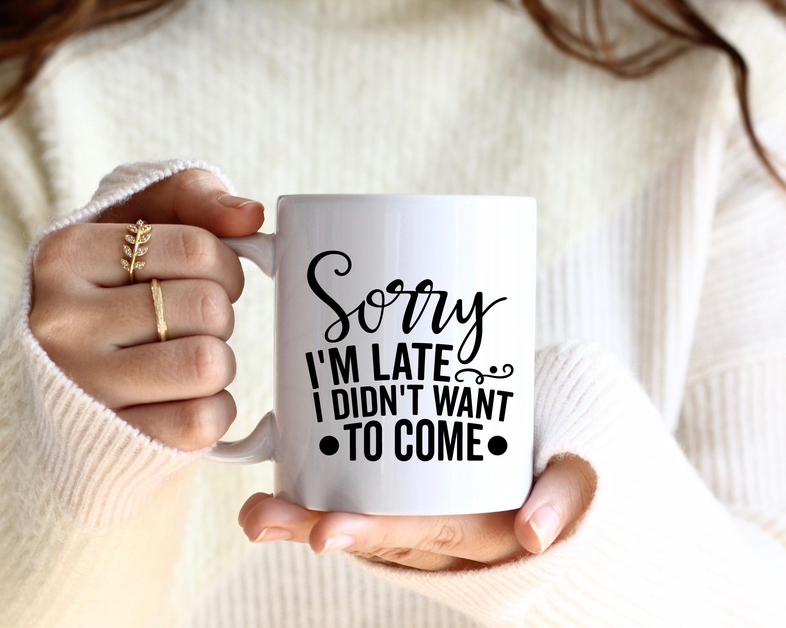 Sorry I'm Late I Didn't Want to Come Svg Introvert - Etsy