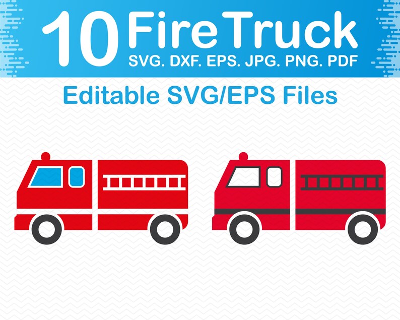 Fire Truck Svg Firetruck Svg Firetruck Png Fire Engine - Etsy
