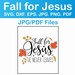 Fall for Jesus Svg Autumn Svg Fall Svg Fall Shirt Svg - Etsy