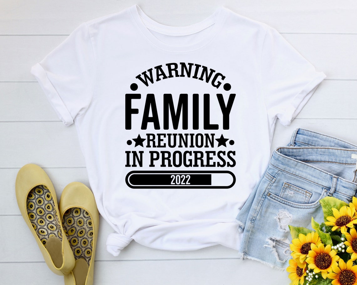 Warning Family Reunion in Progress Svg Family Reunion Svg - Etsy