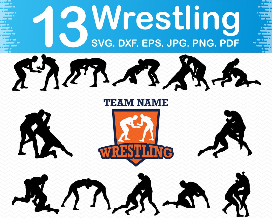 Wrestling Svg Cut Files, Wrestling Png, Svg Files for Silhouette, Svg ...
