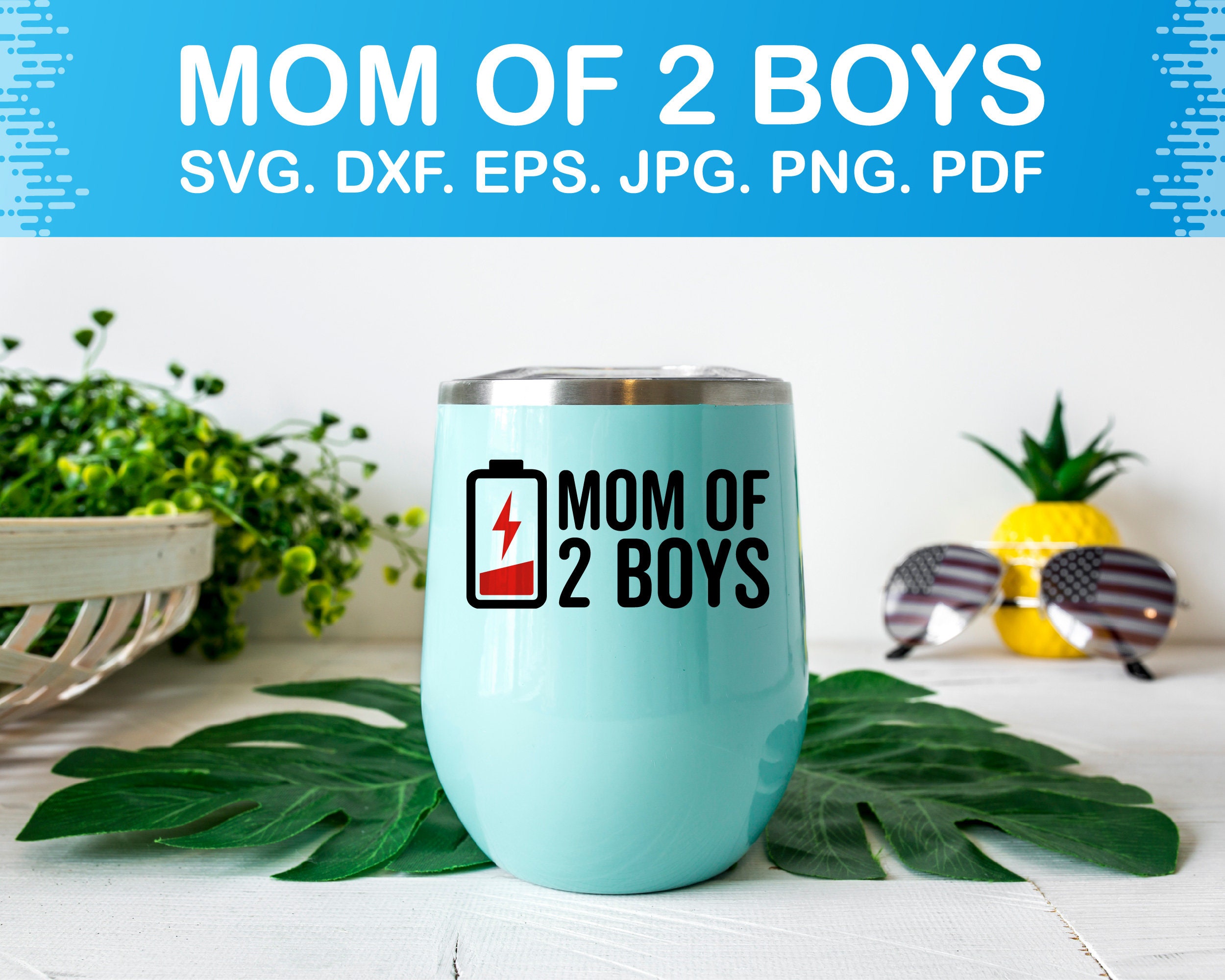 Mom of 2 Boys Svg Boy Mom Svg Mothers Day Svg Mom Life Svg - Etsy