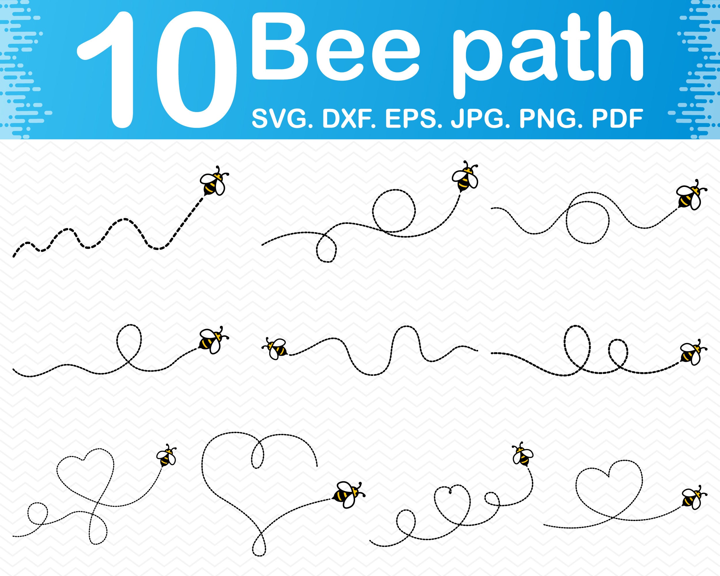 Bee path svg Bee svg files for cricut Bee clipart Bee png | Etsy