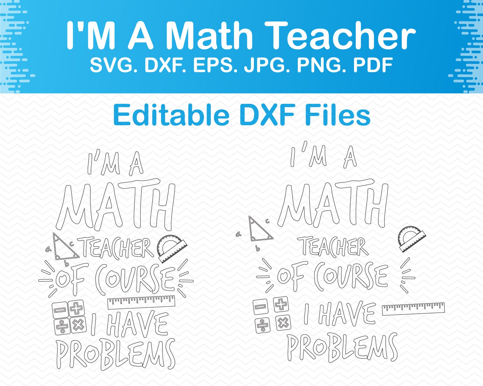 Math Teacher Svg Files Teacher Shirt Svg Teacher Clipart - Etsy