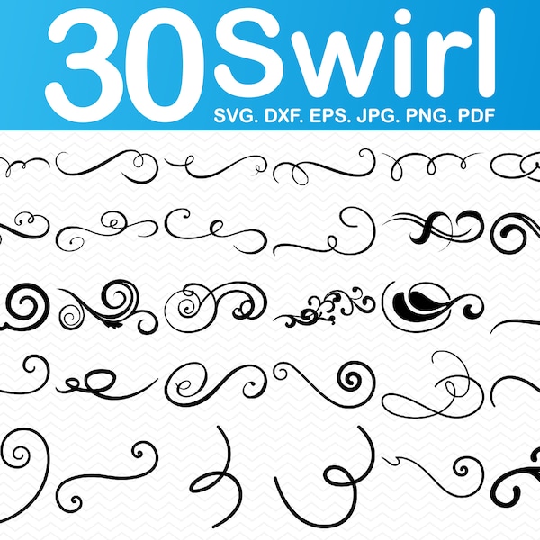 Flourish Svg - Etsy