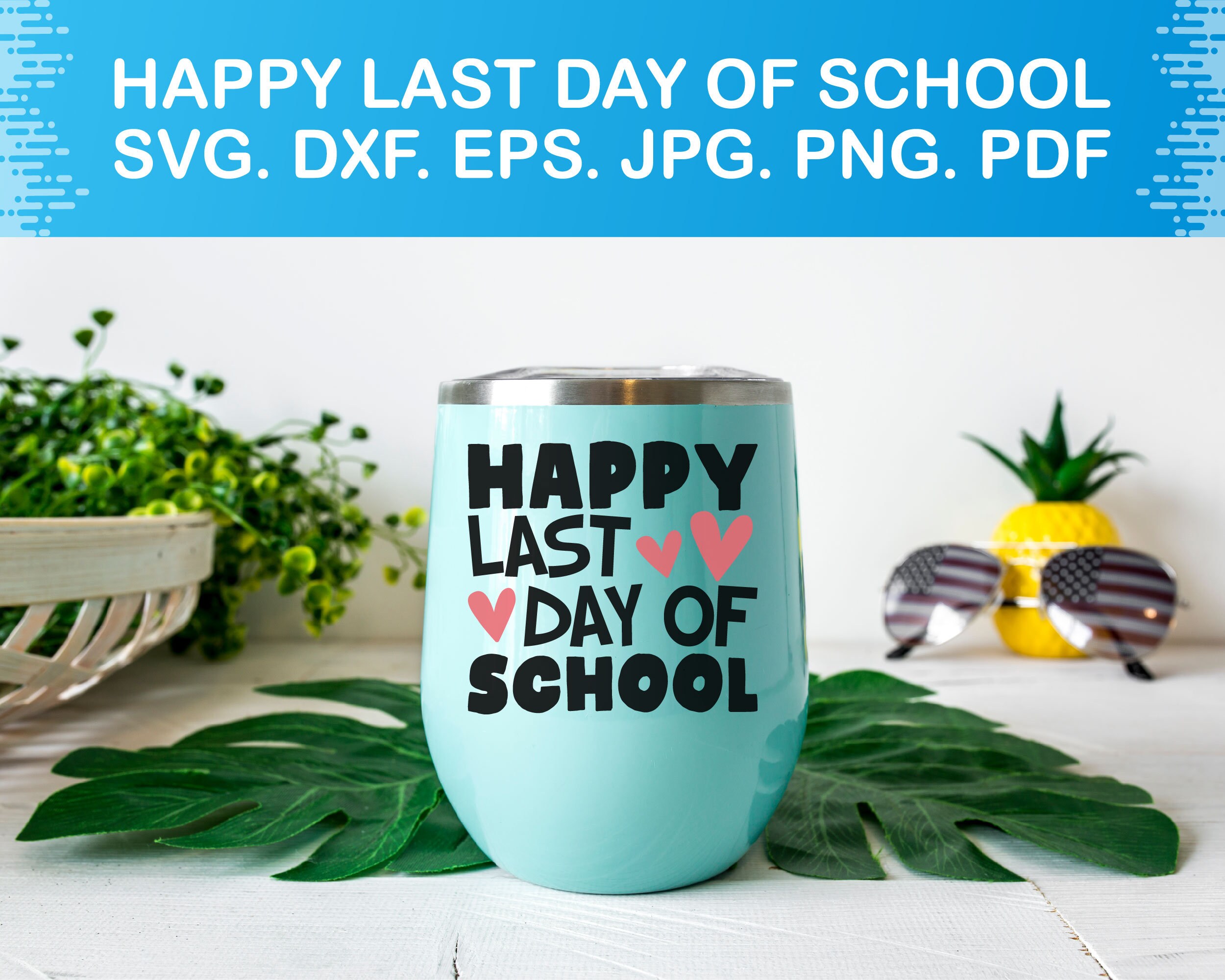 Happy Last Day of School Svg Teacher Svg School Svg - Etsy