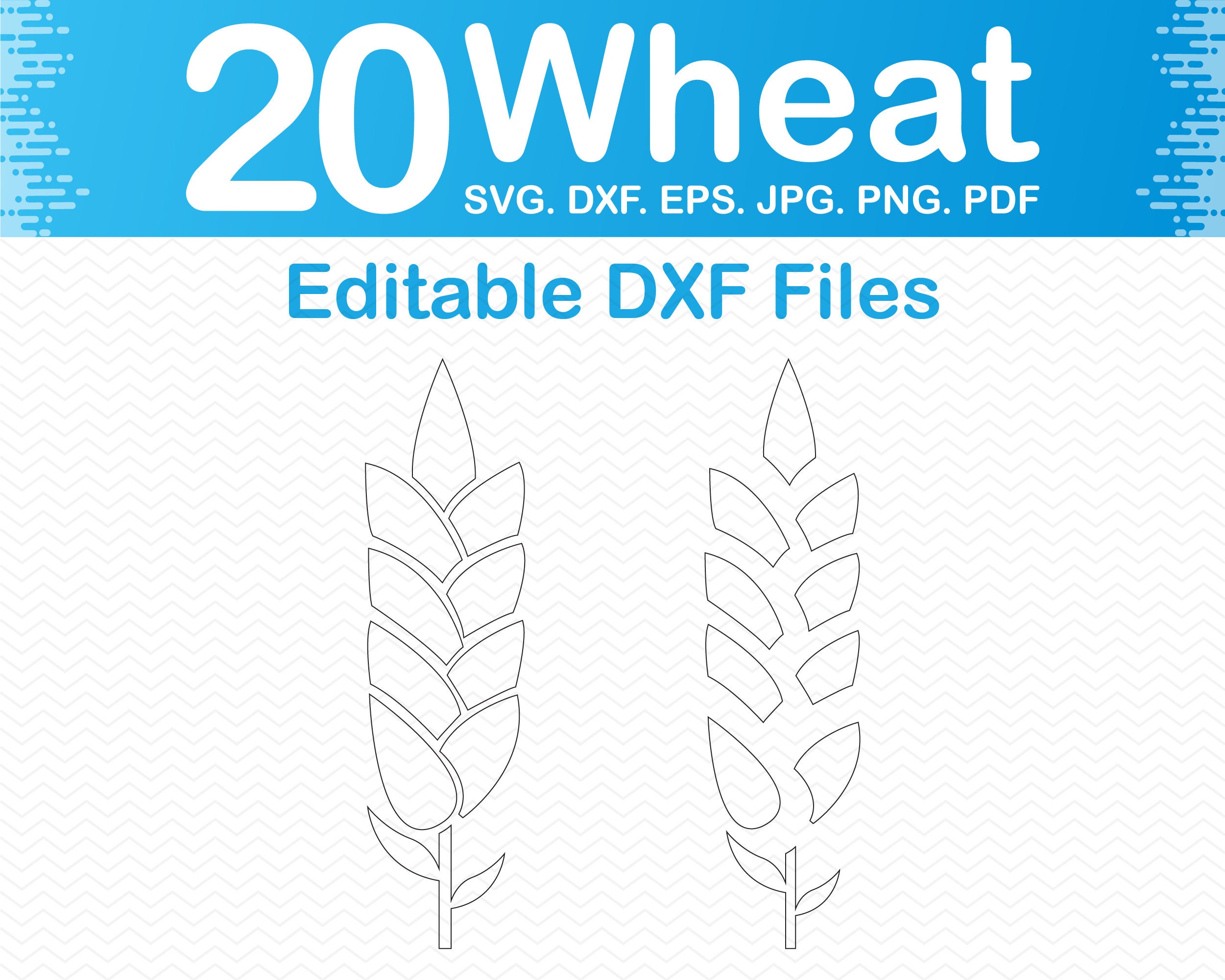 Trigo svg Grano svg Silueta de trigo svg Archivos svg de - Etsy México