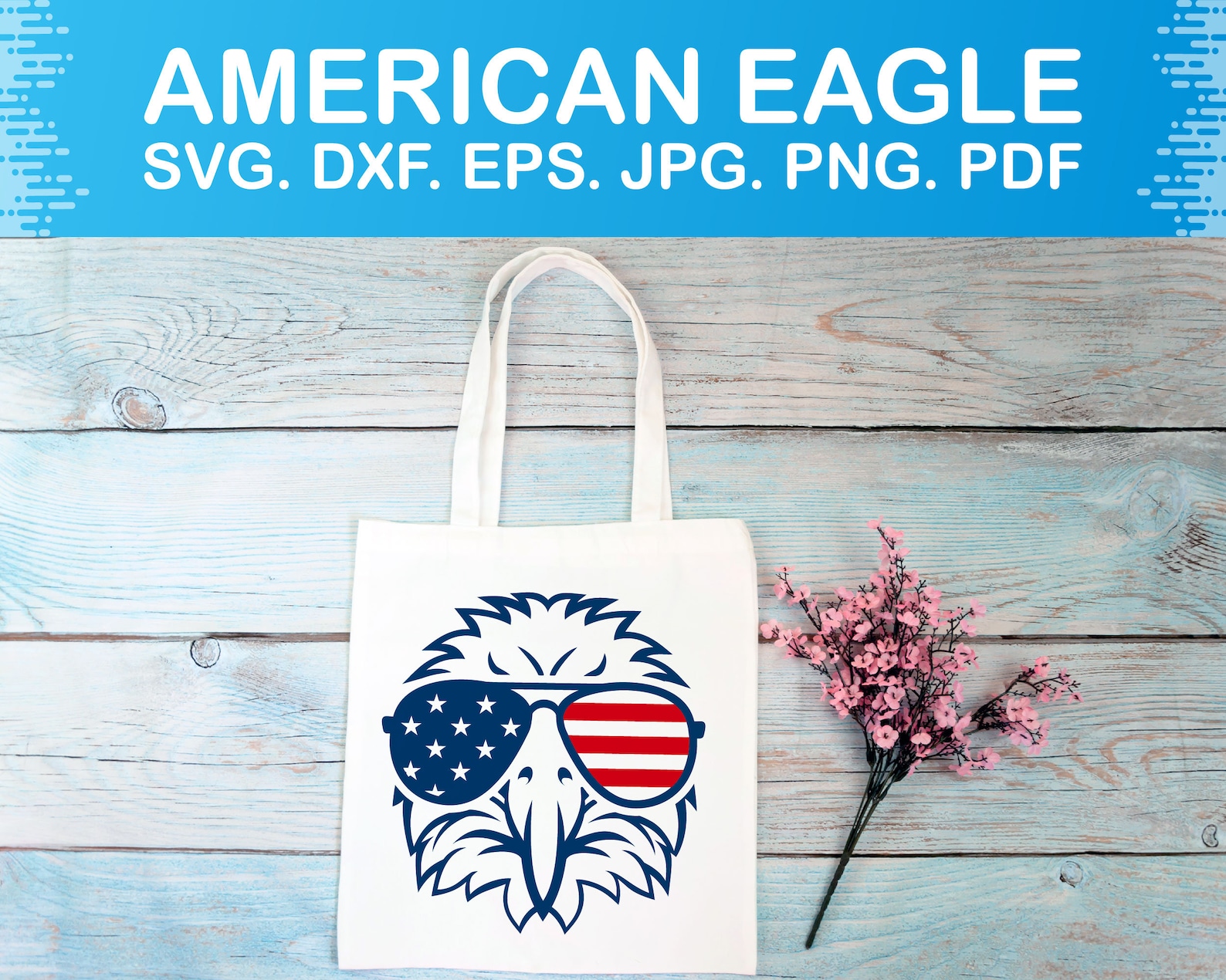American Eagle Svg 4th of July Svg American Flag Svg Fourth - Etsy