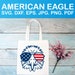 American Eagle Svg, 4th of July Svg, American Flag Svg, Fourth of July ...