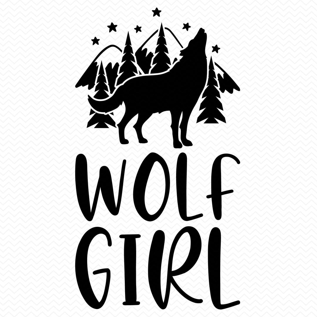 Wolf Girl Svg, Wolf Svg Wolves Svg, Wolf Clipart Wolf Png Files, SVG ...