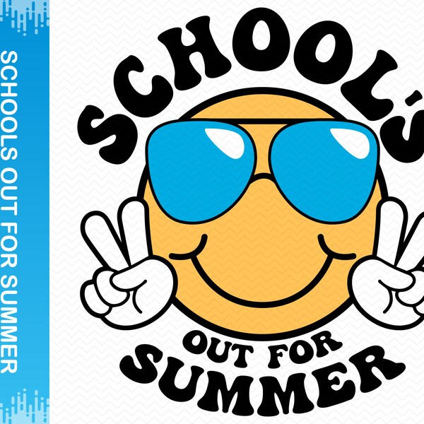 Schools Out for Summer Clipart - Etsy