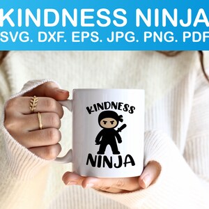 Kindness Ninja Svg, Superhero Svg, Boy Svg, Be Kind Svg, Warrior Svg ...