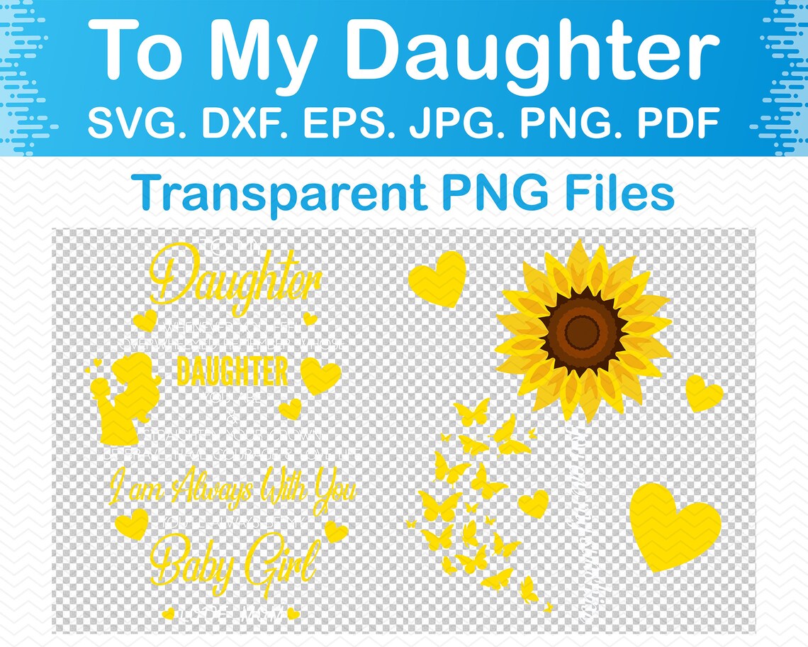 To My Daughter Svg Mother Daughter Svg Mom and Daughter Svg - Etsy