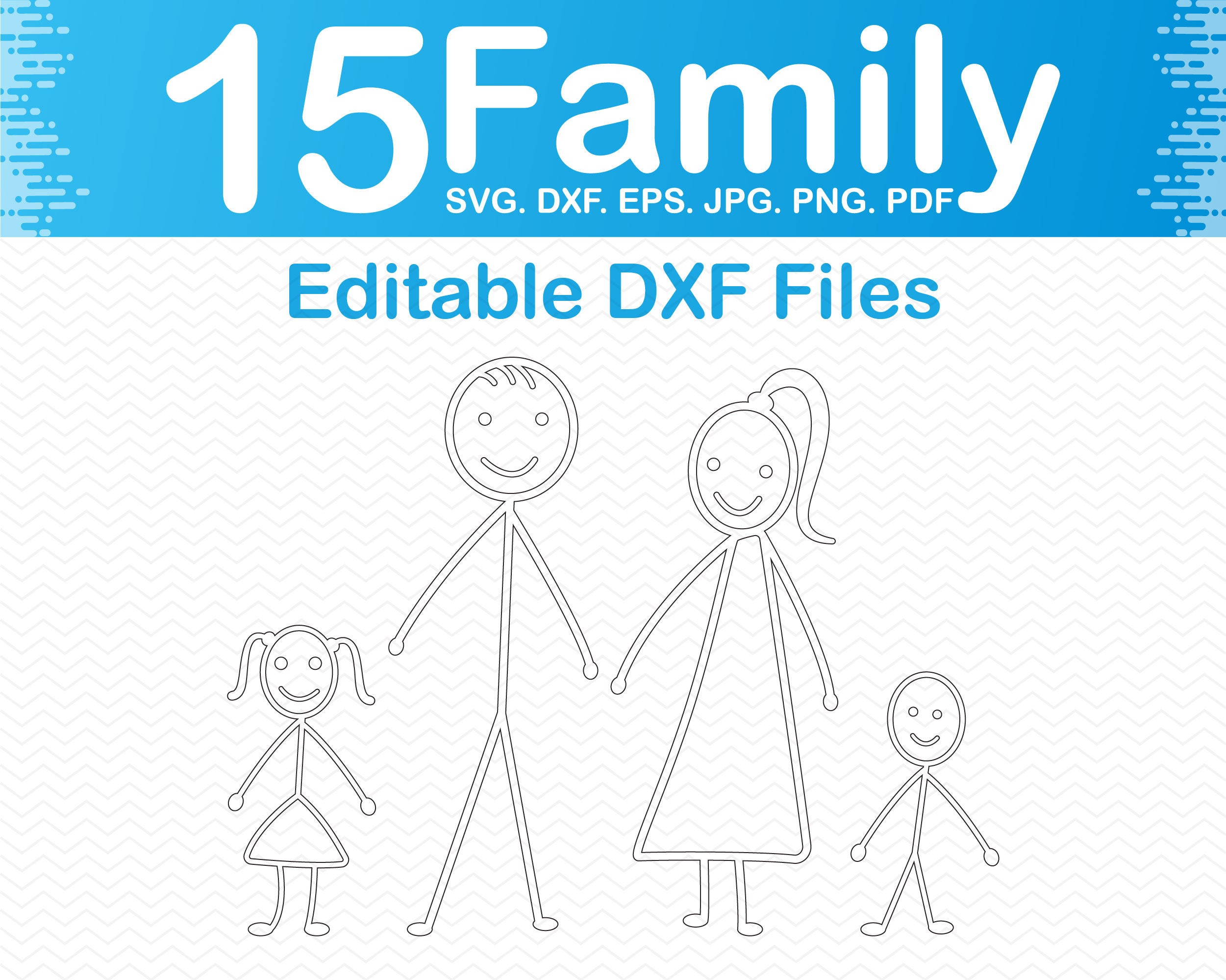 Family Svg Family Bundle Svg Family Clipart Stick Family - Etsy