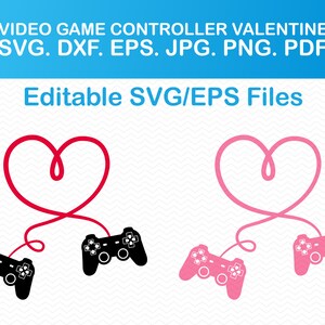 Video Game Controller Valentine Svg, Video Game Svg, Valentines Day Svg ...