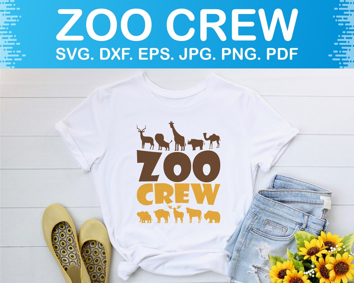 Zoo Crew Svg Zoo Animals Svg Safari Svg Safari Animal Svg | Etsy