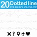 Dotted Line Svg, Dashed Line Svg, Dotted Lines Svg Files for Cricut ...