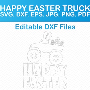 Happy Easter Truck Svg, Easter Svg Truck Clipart, Truck Png Easter Png ...