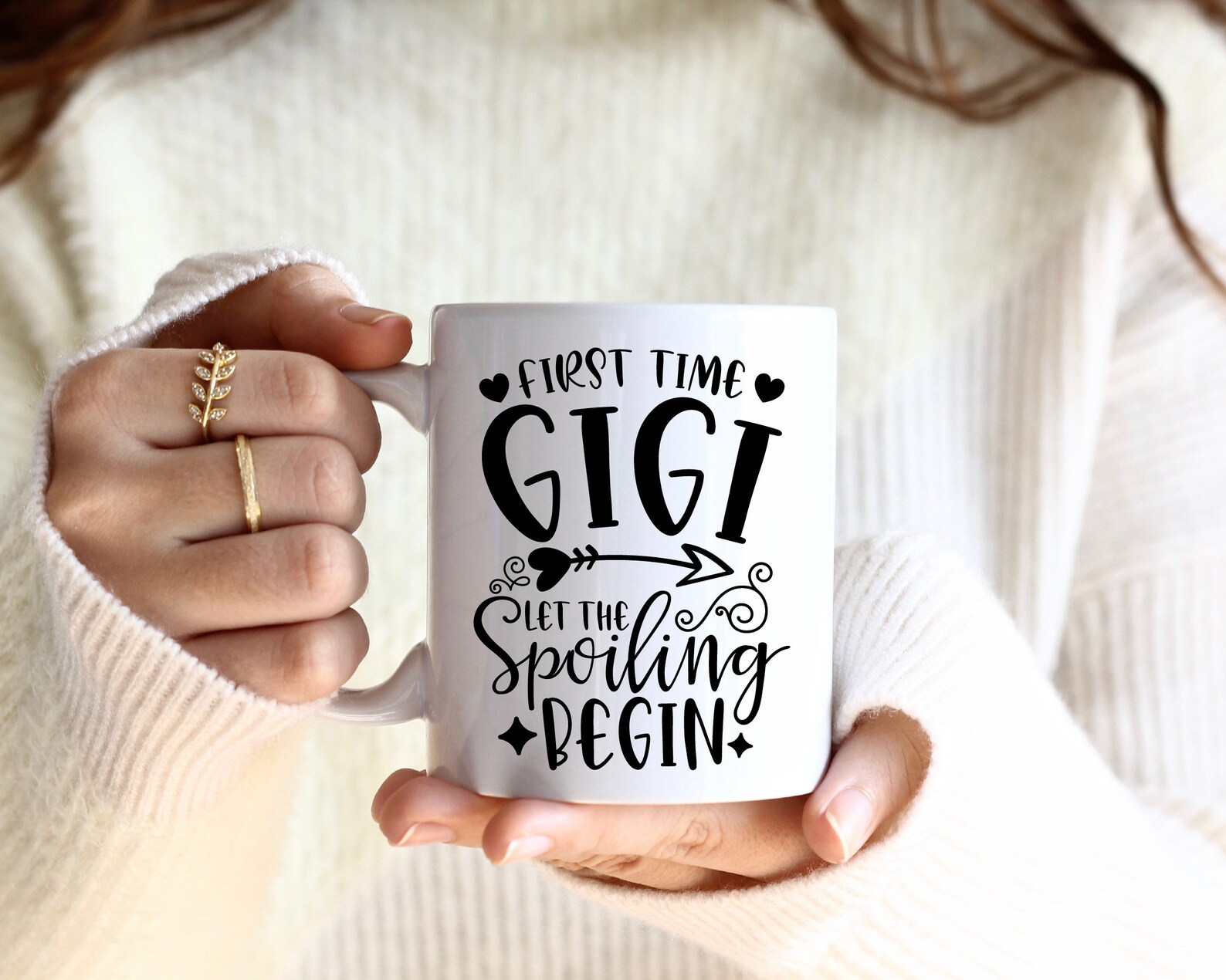 First Time Gigi Let the Spoiling Begin Svg Grandma Svg - Etsy