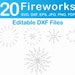 Fireworks Svg, Svg Designs Fireworks, Firework Svg Files for Cricut ...