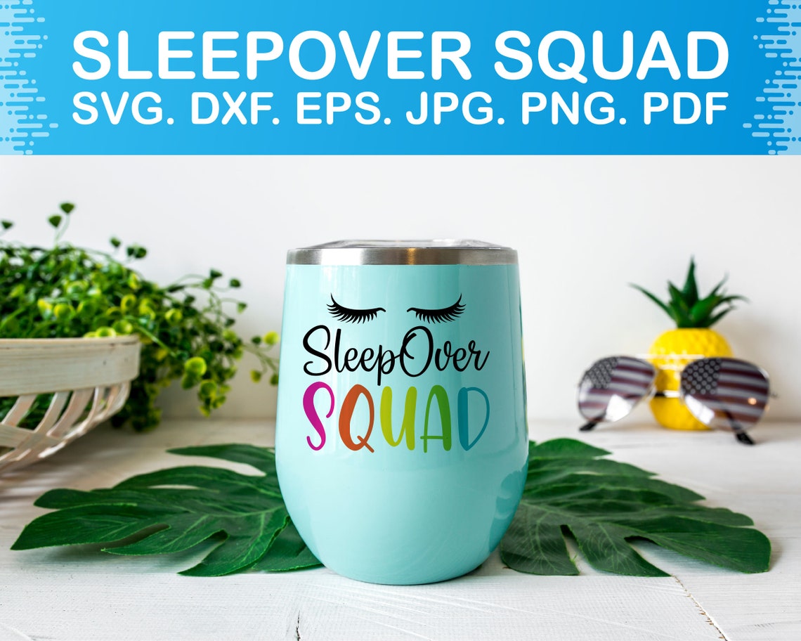 Sleepover Squad Svg Best Friends Svg Girls Weekend Svg | Etsy