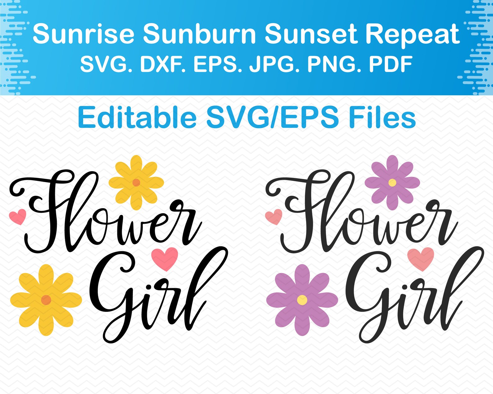 Flower girl svg Wedding svg Bride svg Bridal party svg | Etsy