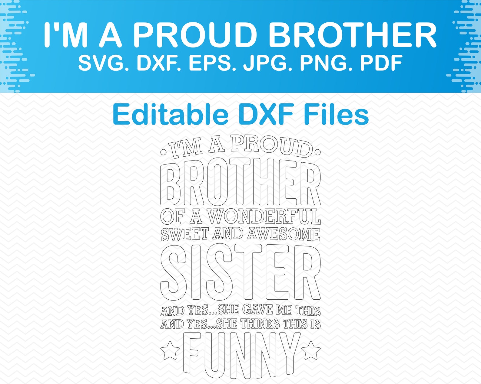 I'm A Proud Brother of A Wonderful Sweet and Awesome - Etsy