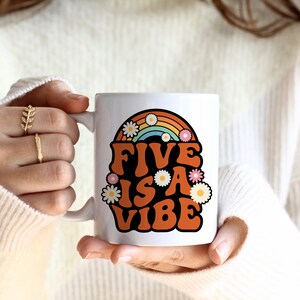 Five is A Vibe Svg, 5th Birthday Svg, Birthday Boy Svg, Birthday Girl ...