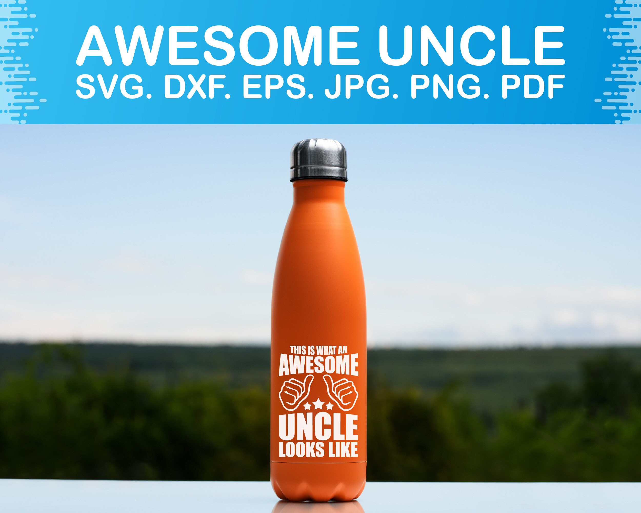 This is What an Awesome Uncle Looks Like Svg Uncle Svg Best | Etsy