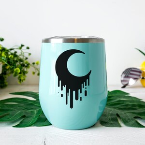 Dripping Crescent Svg, Moon Svg Moon Png Drip Svg, SVG Files for Cricut ...