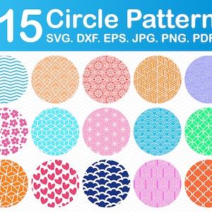 Pattern Svg Designs, Circle Svg, Chevron Svg, Geometric Svg Files for ...