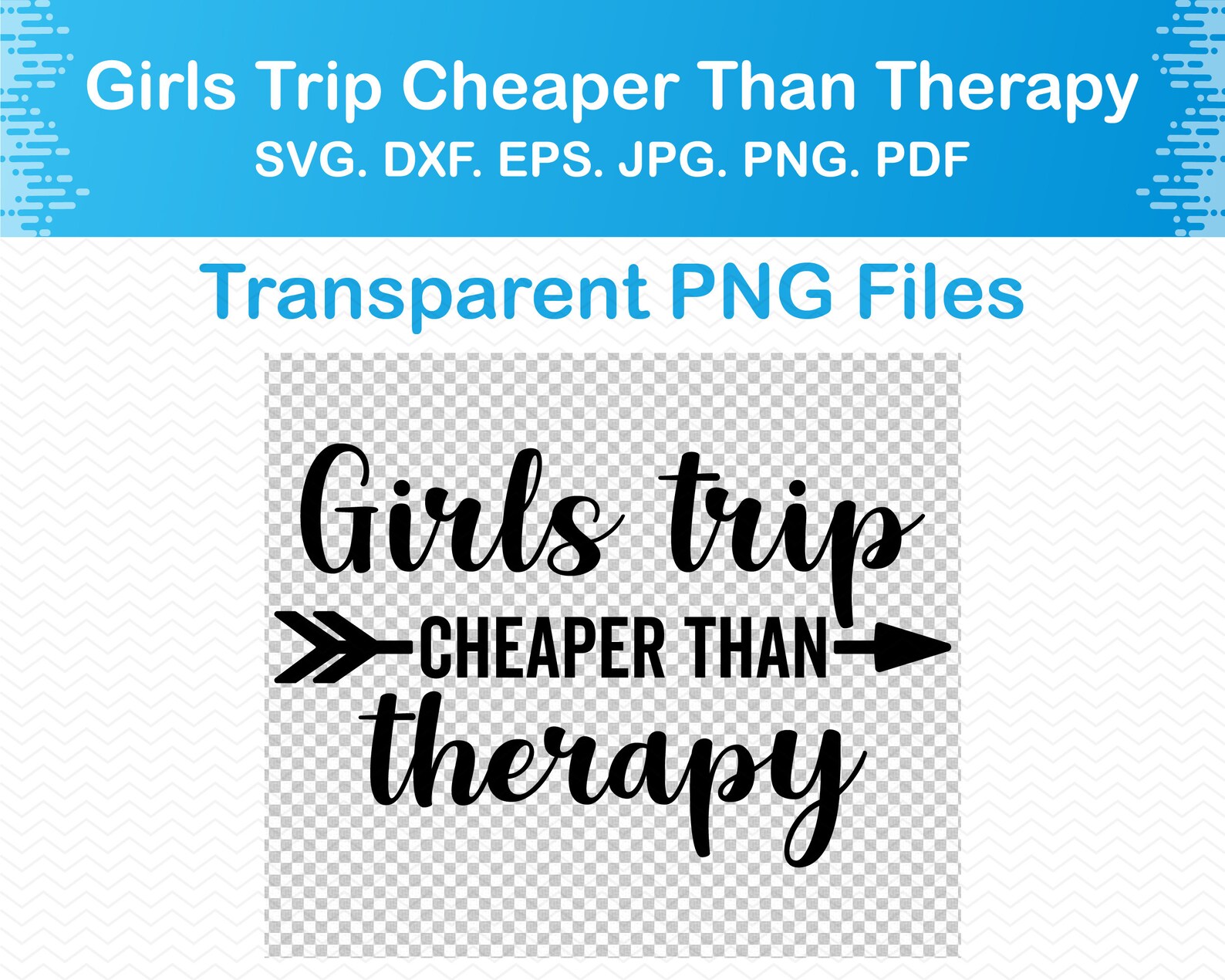 Girls Trip Cheaper Than Therapy svg Girls trip svg Girls | Etsy