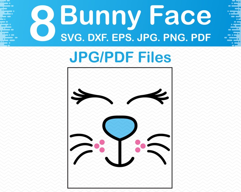 Bunny Svg Bunny Face Svg SVG Easter Bunny Svg Bunny Rabbit - Etsy