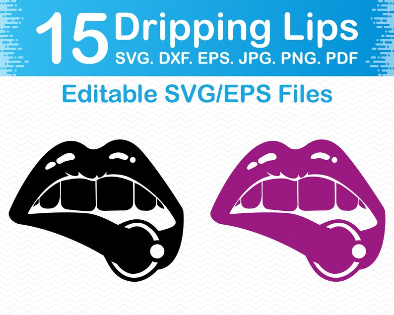 Dripping Lips Svg Lips Svg Biting Lips Svg Kiss Svg Lips - Etsy