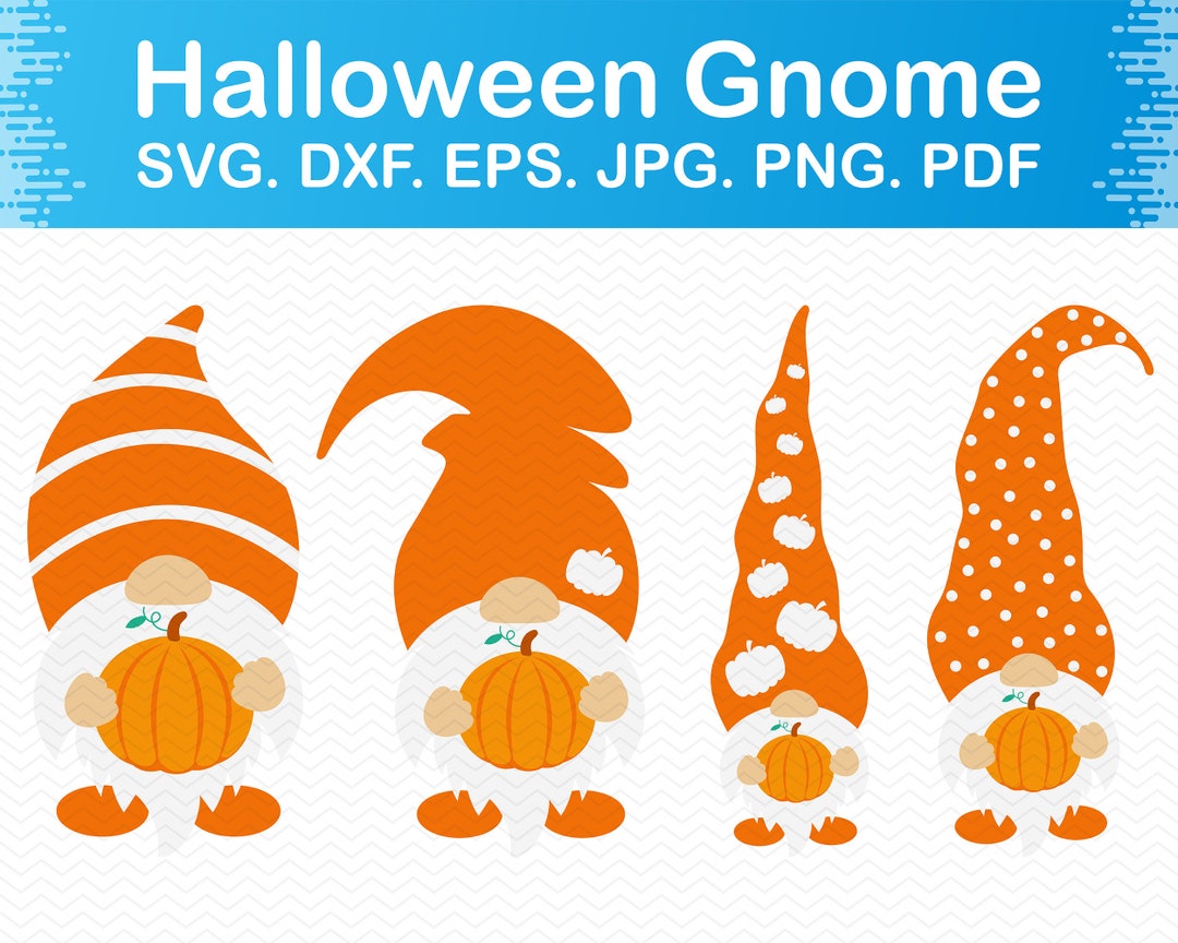Halloween Gnome Svg, Gnome Svg Files for Cricut, Gnome Fall Svg ...